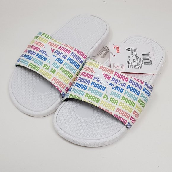 Puma | Shoes | Puma Rainbow Kids Slide Sandals | Poshmark